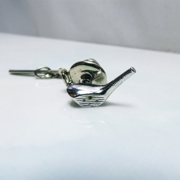 SWANK | Accessories | Swank Silver Plated Golf Club Tie Tack Pin | Poshmark